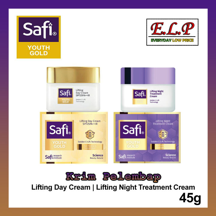 Safi Youth Gold Lifting Day Cream & Safi Youth Gold Lifting Night ...