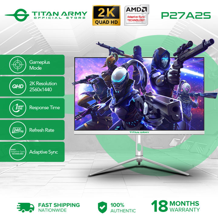 Titan Army P27A2S 27 inch QHD 2560*1440 resolution 240Hz refresh rate ...