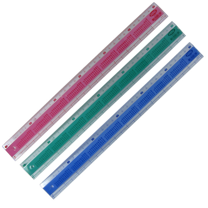 HBW Plastic Ruler With Multiplication Table 12" | Lazada PH