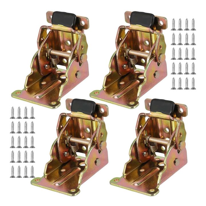 (KFAT) Iron Folding Hinge Table Leg Bracket Foldable Table and Chair ...