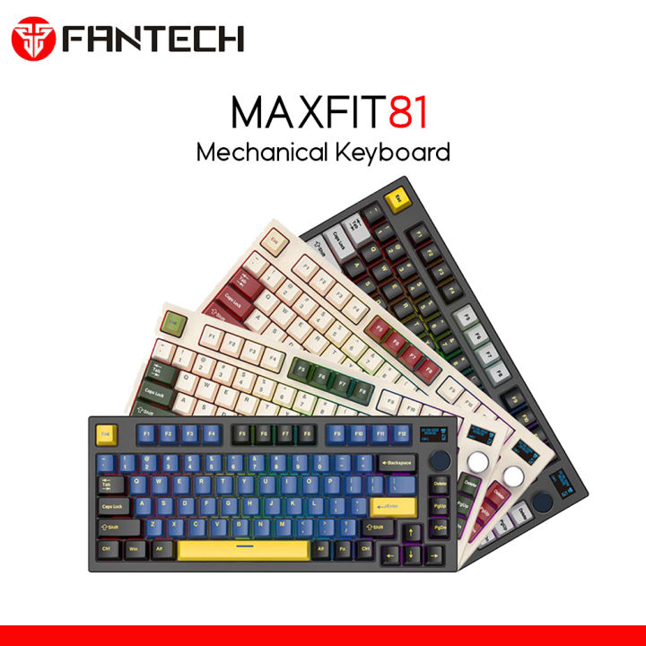 Fantech Gaming Keyboard Maxfit81 MK910 Mechanical Keyboard Vibe Edition ...