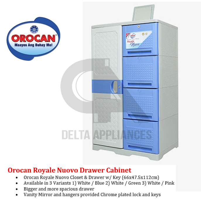 Orocan RoyaleNuovo Drawer Cabinet | Lazada PH