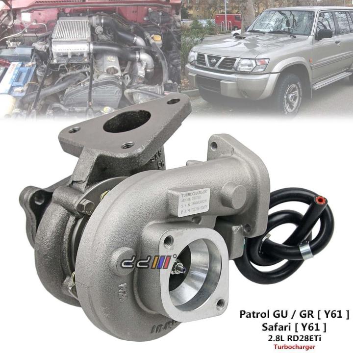 Turbo Turbocharger For Nissan Patrol GU Y61 97-00 2.8L RD28 GT1752S ...