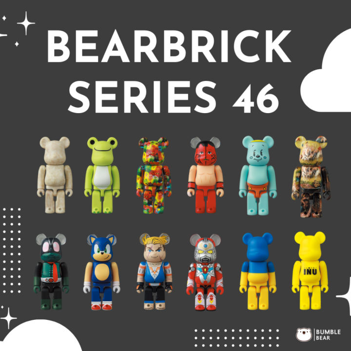 [‼️ของแท้, พร้อมส่ง‼️] 100% Bearbrick Series 46 | Lazada.co.th