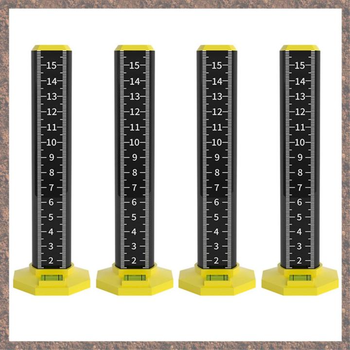 (OQKZ) 4pcs Leveling Artifact Ceiling Leveling Double-Sided Ruler Equal ...