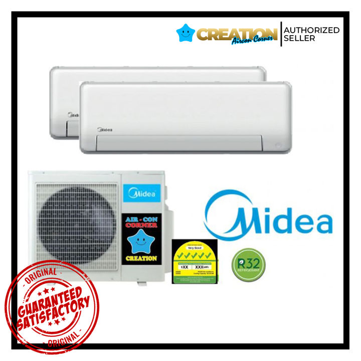 MIDEA Sys 2 5ticks-R32 (with wifi) All Easy Pro Inverter wall mounted Air Con unit (Wholesale ...