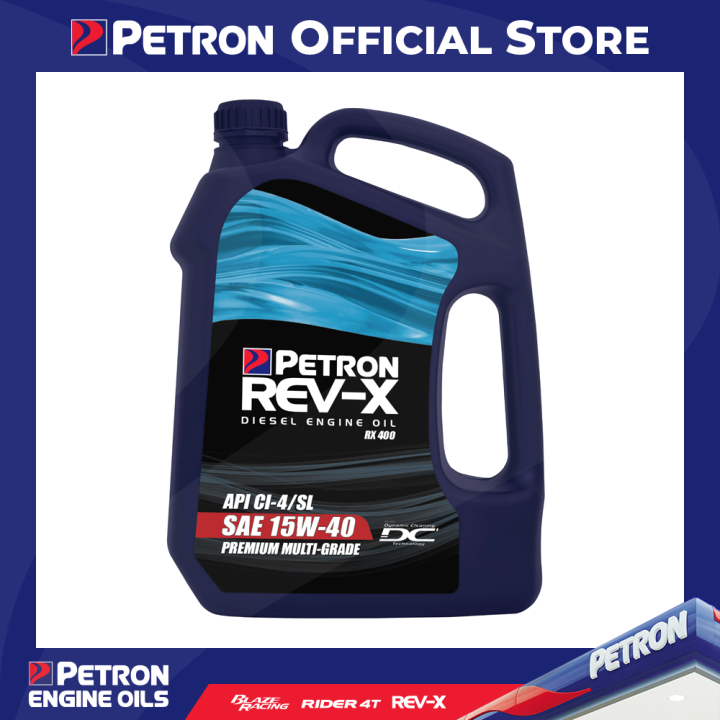 Petron Rev-X Premium Multigrade 15W-40 4L - Petron Engine Oils | Lazada