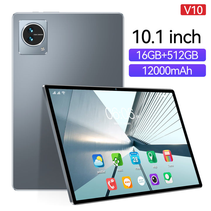2022 New Galaxy Tablet V10 Pro 10.1 inch Tab 12GB RAM 512GB ROM Tablet ...