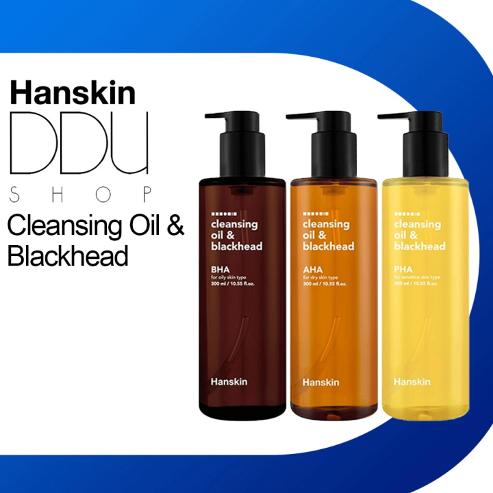 Hanskin Cleansing Oil & Blackhead PHA, BHA, AHA | Lazada