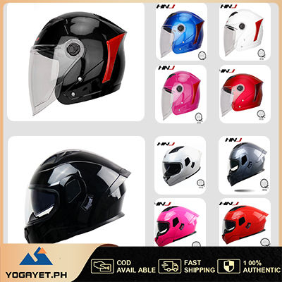 HNJ HNJ A4-001/937 Plain Modular Helmet Full Face Or Half Unisex ...