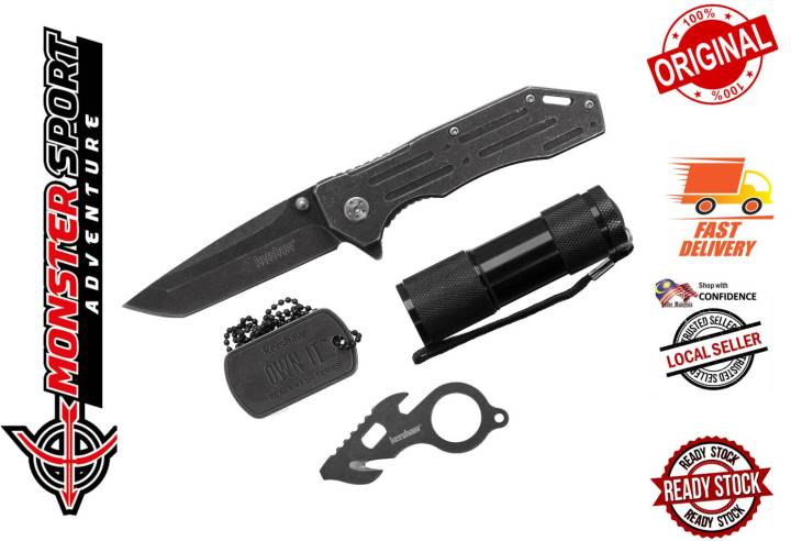 ORIGINAL Kershaw Own It Light Pack 4 Piece Set KS1304B | Lazada