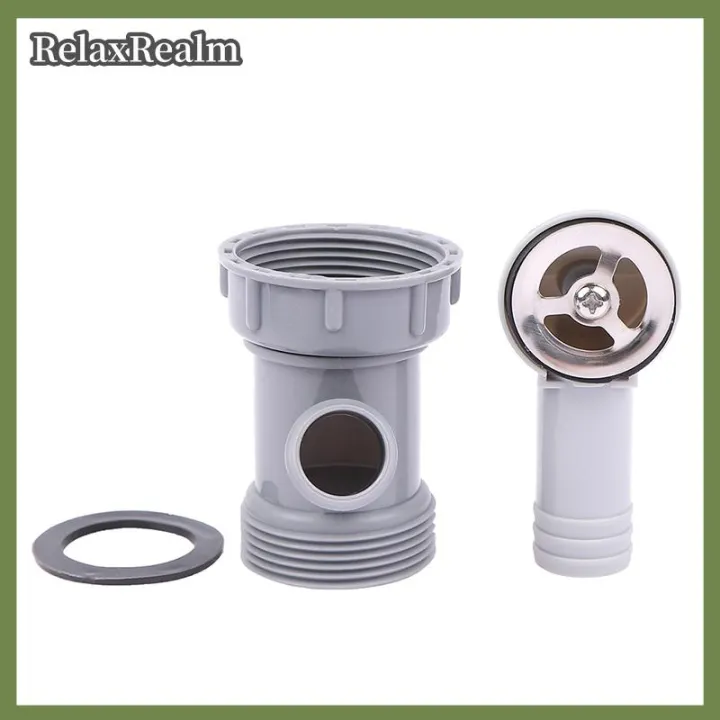 RelaxRealm Kitchen Basin Overflow Hole Drainage Water Pipe Three Head ...