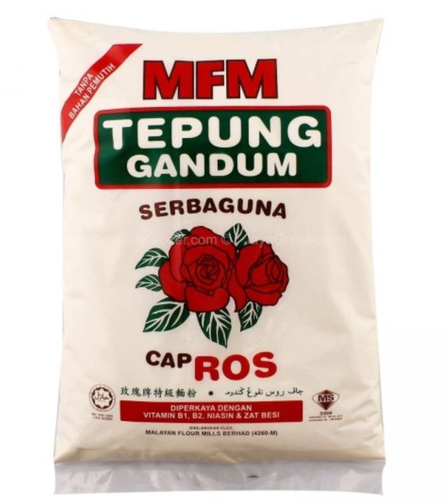 Tepung Gandum Cap Ros (850g) | Lazada