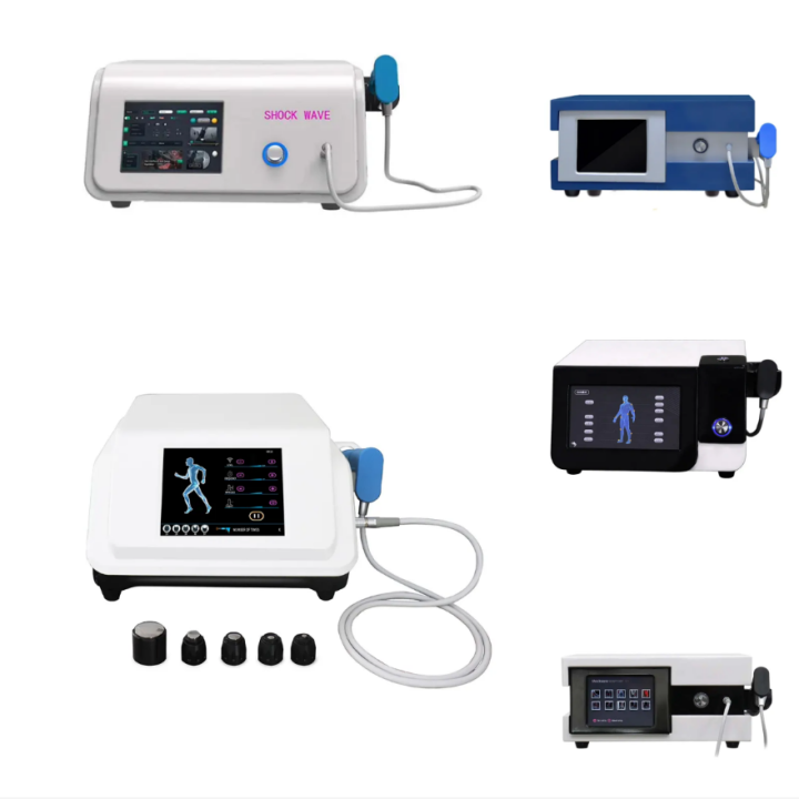 ESWT Equipment Physiotherapy Shockwave Therapy Machine Pain Relief ED Pneumatic Human Focus ...