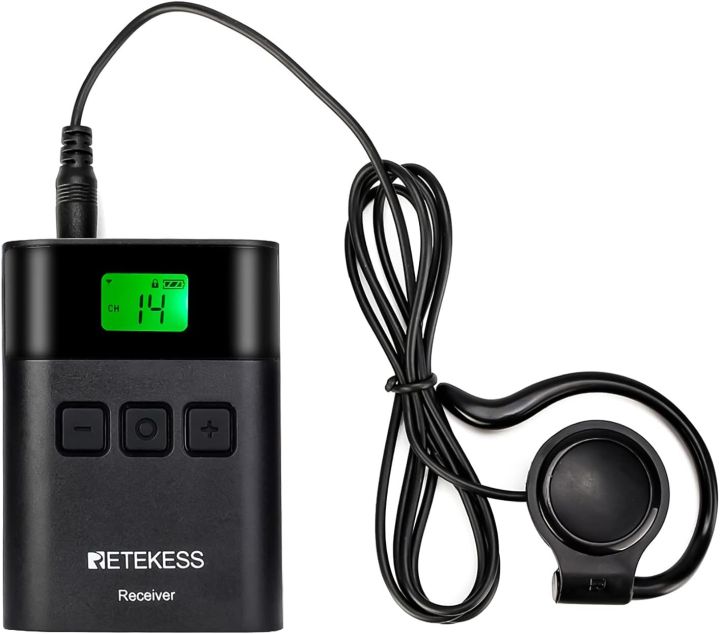 Retekess TT122 Wireless Tour Guide System Receiver with One-Side ...