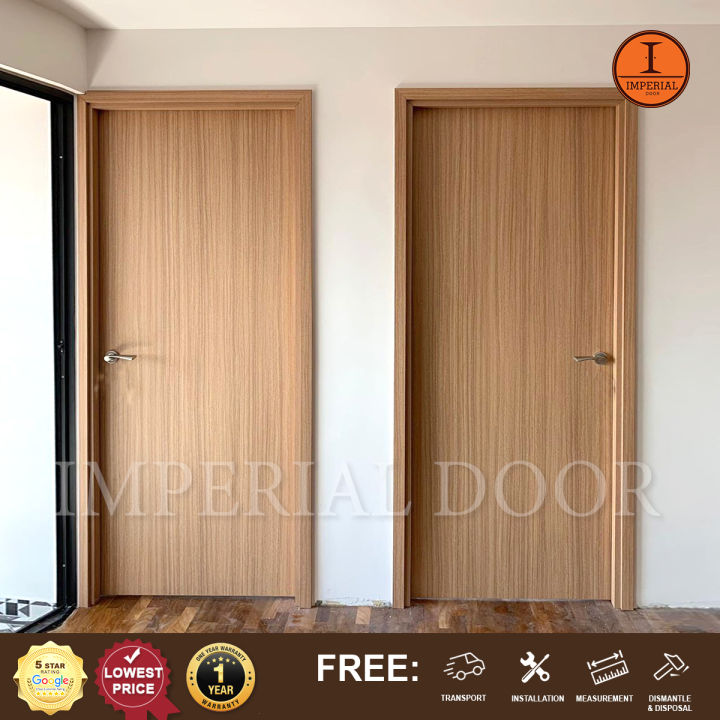Solid Laminate Bedroom Door D06 For HDB Door, BTO Resale Flats Condo ...