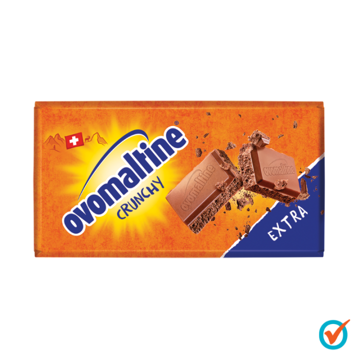 Ovomaltine Crunchy Milk Chocolate Bar Extra 200g | Lazada
