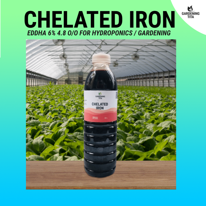 Gardening Tita Chelated Iron for Plants Iron Chelate Hydroponics Eddha ...