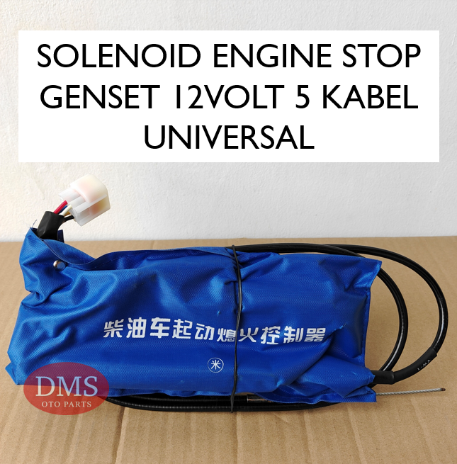 SELENOID ENGINE STOP 12 VOLT 5 KABEL GENSET | Lazada Indonesia