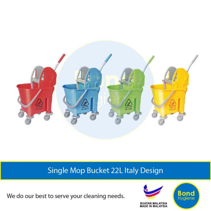Single Mop Bucket 22L Italy Design | Lazada