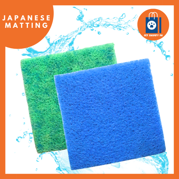 JAPANESE KOI MATTING - AQUARIUM JAP MAT Koi Pond Filter Japmat Blue ...