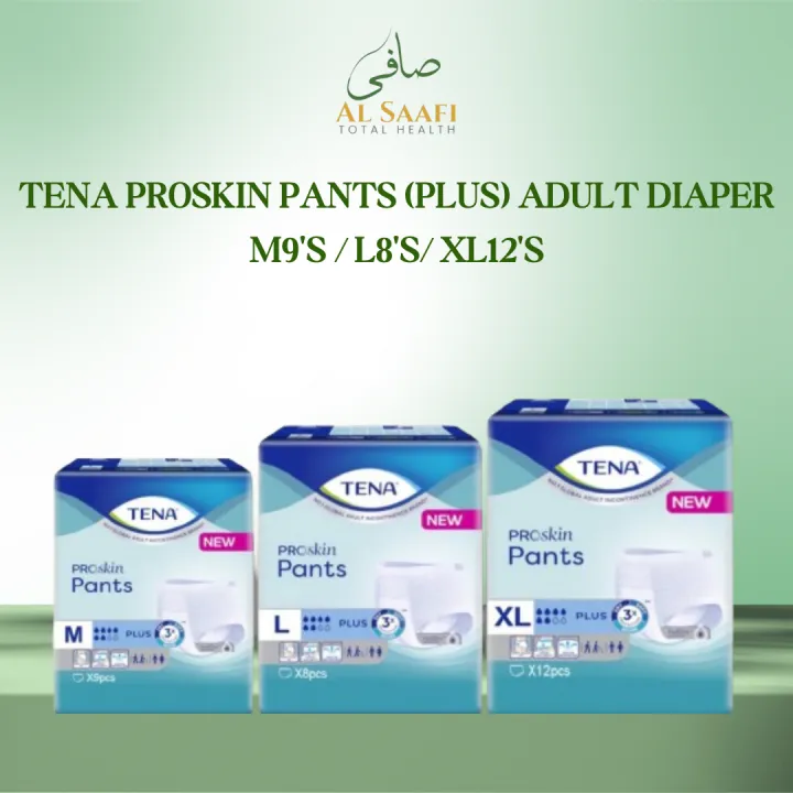 TENA PROskin Pants (Plus) Adult Diaper M9's / L8's/ XL12's | Lazada