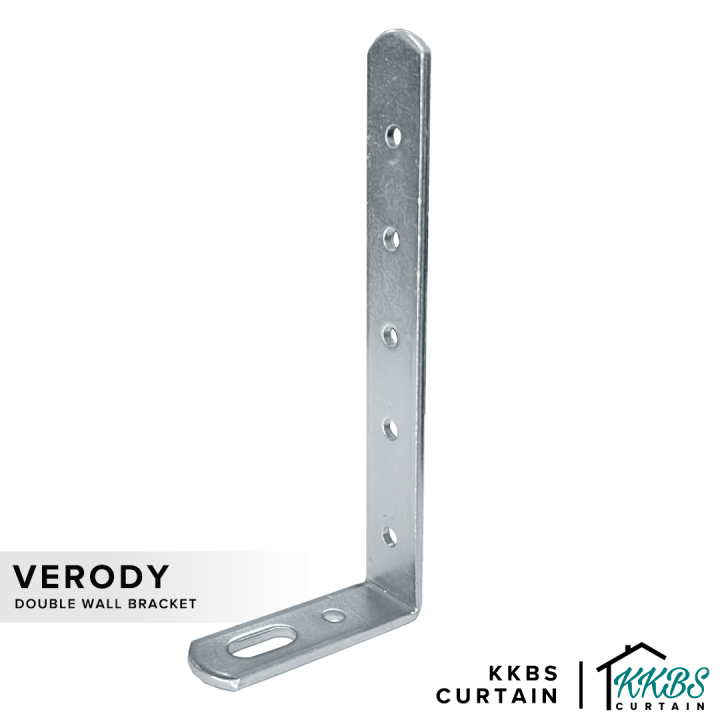 KKBS CURTAIN Verody S Track / Rel Langsir S Fold Wall Bracket Extension ...