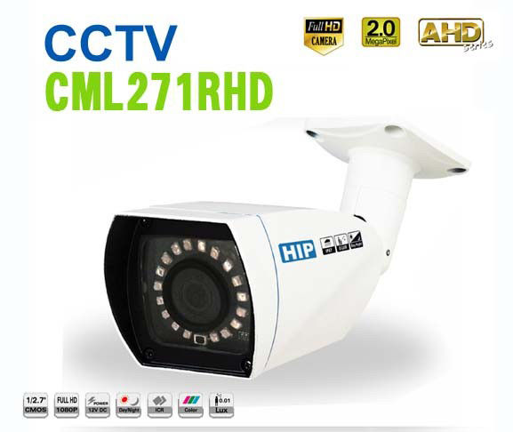 HIP CML271S RHD กล้องวงจรปิด AHD 2M ใช้ได้ทั้งภายนอกและภายใน | Lazada.co.th