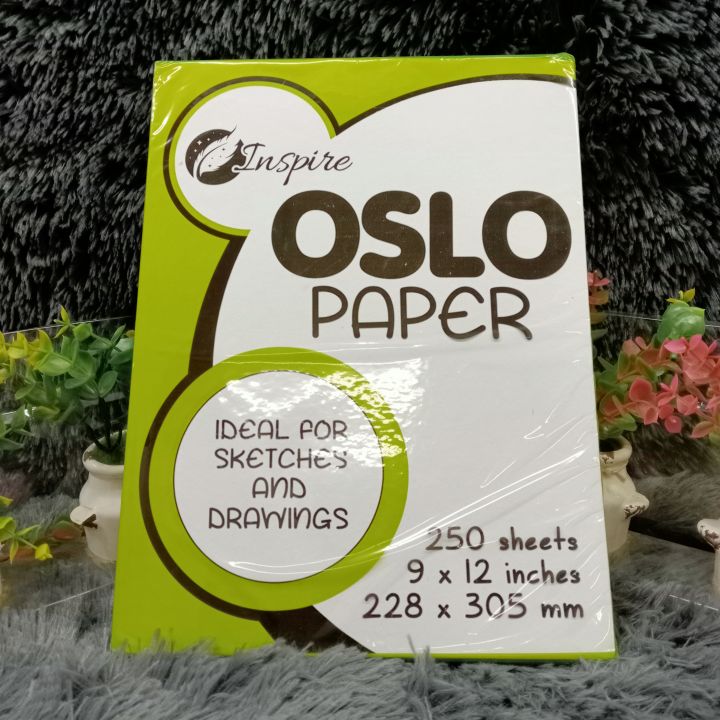 Inspire Oslo Paper 250sheet (9x12inches)(228x305mm) | Lazada PH