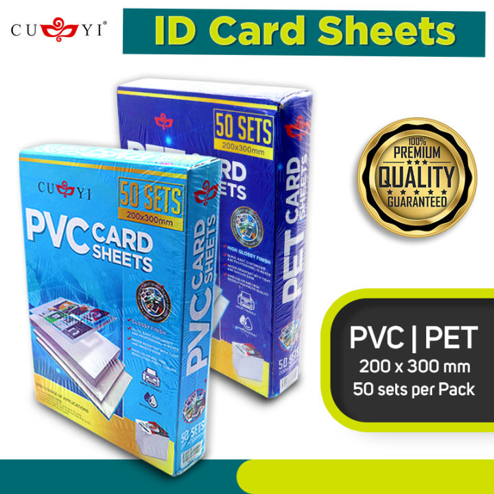Quali-Products - CUYI Pvc Sheet A4 Size For Id Printing , Bagtag ...