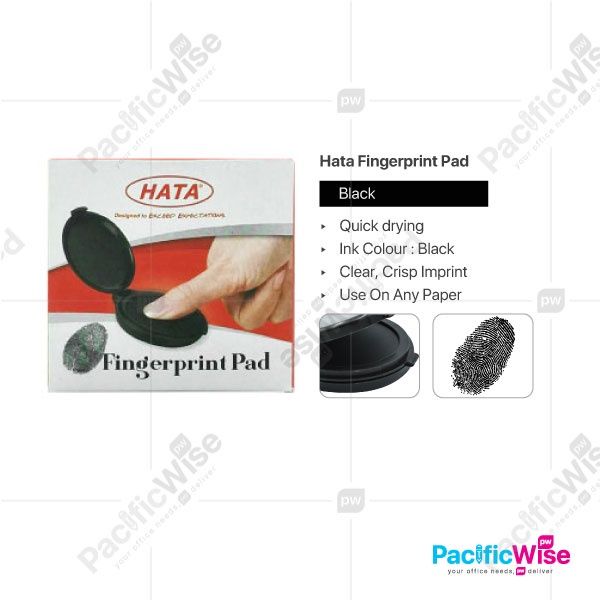 Thumb Fingerprint Stamp Pad/Hata/AE/Pad Setem Cap Jari (1's/Box) - 1Box ...
