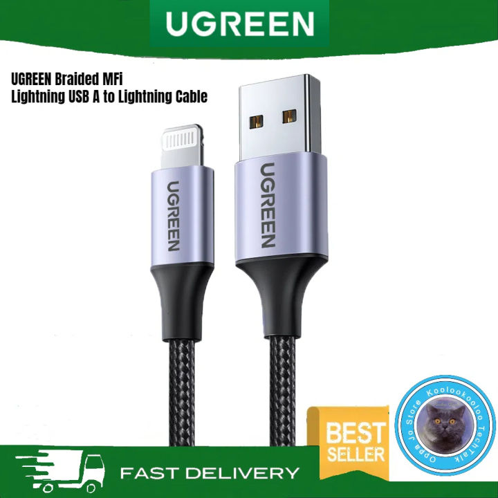 UGREEN Braided MFi Lightning USB A to Lightning Cable | Lazada PH