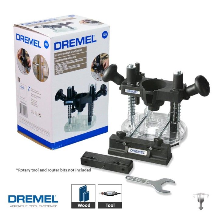 DREMEL 335-01 ROTARY TOOL PLUNGE ROUTER ATTACHMENT / KEPALA PROFIL | Lazada Indonesia