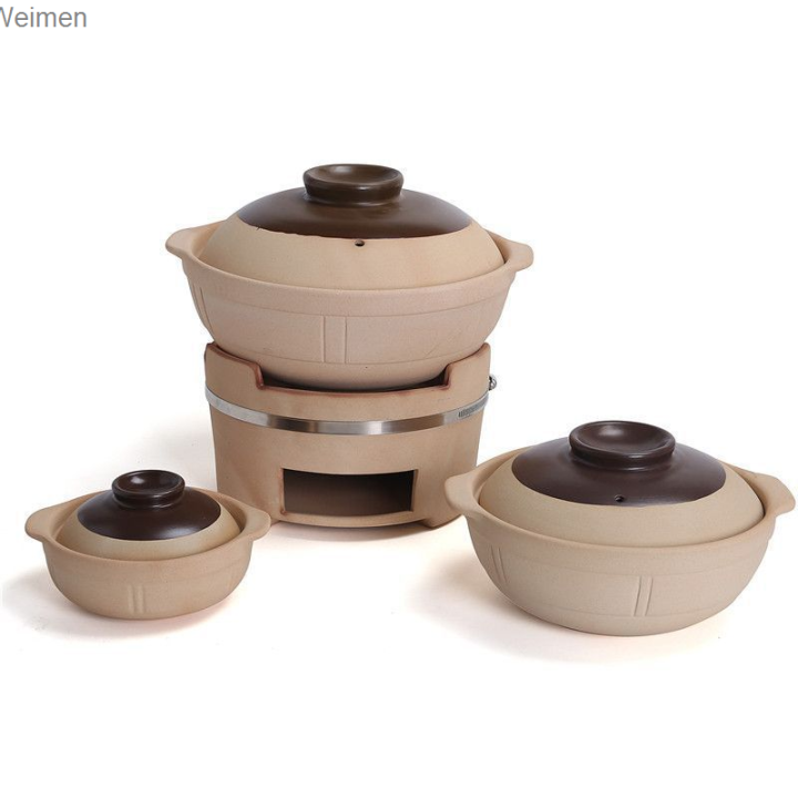 Unglazed Old style Clay Pot Home Pot Gas Stove Little pan rice Small ...