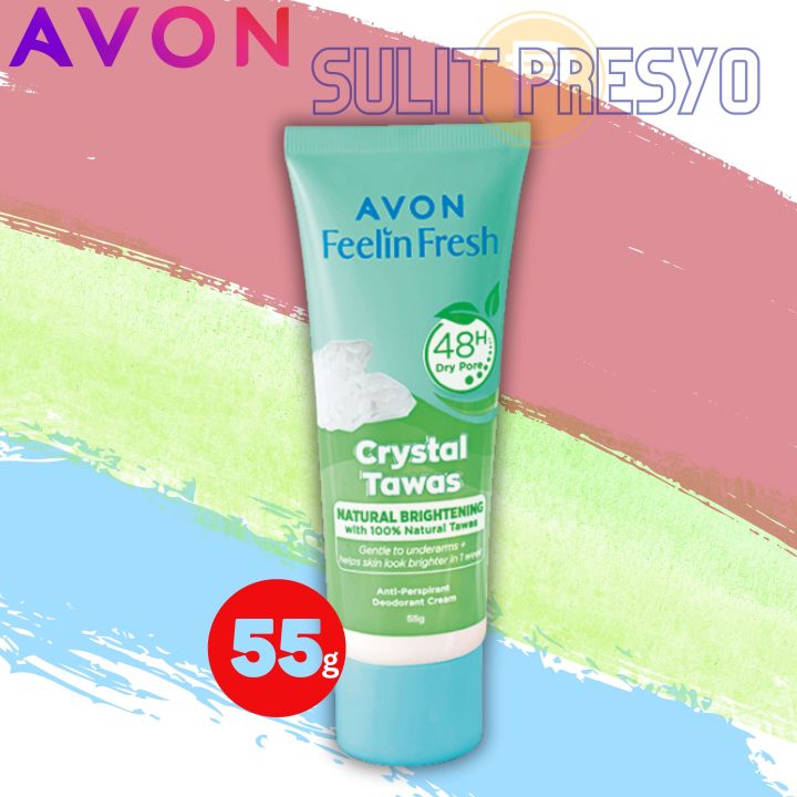 Avon Feelin Fresh Quelch Whitening Crystal Tawas Anti-perspirant 55g Murang Presyo | Lazada PH
