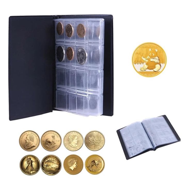 120 Pieces Coins Book Commemorative Coin Collection Album Volume Folder ...