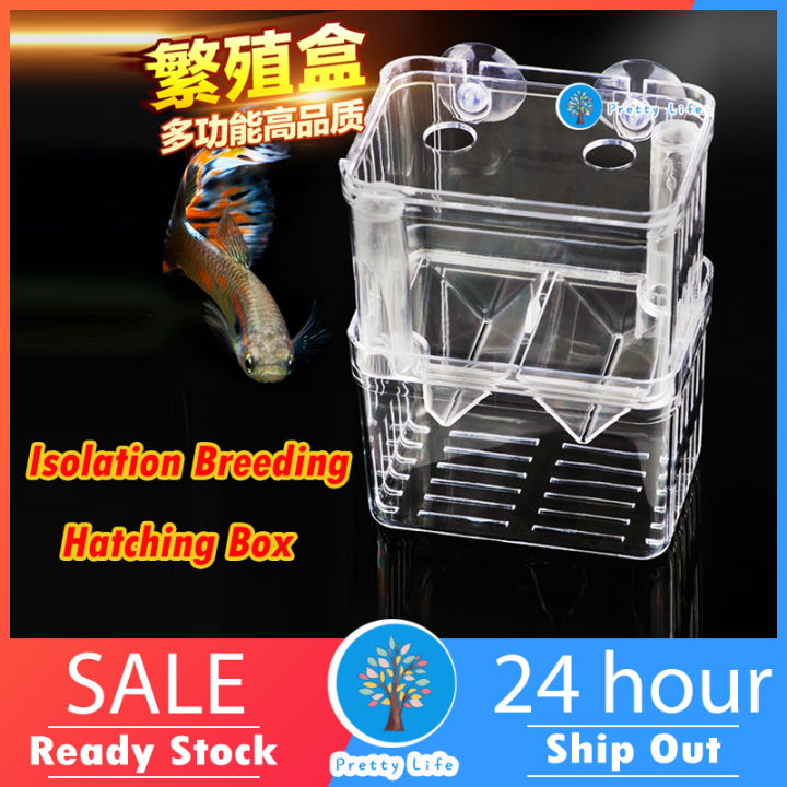 Aquarium Double Layer Fish Isolation Breeding Hatching Acrylic Box | Lazada