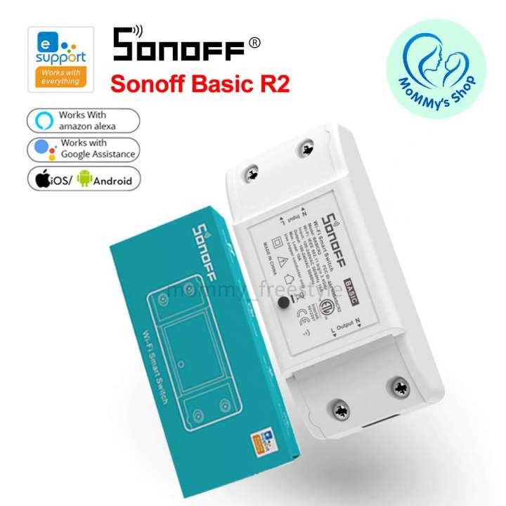 SONOFF Basic R2 สวิทช์ Wi-Fi รุ่น Basic R2 รุ่นใหม่ | Lazada.co.th
