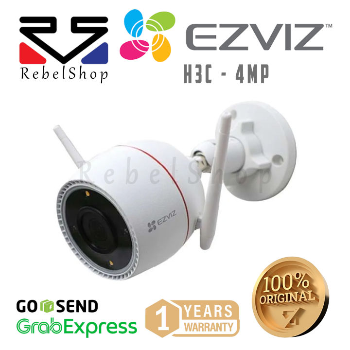 Ezviz H3C 4MP 2K+ Color Wireless Smart IP Camera Outdoor CCTV Wifi ...