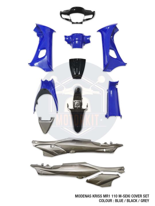 MODENAS KRISS MR1 KRISSMR1 MR1 110 BARU MSEKI M SEKI COVER SET BODY ...