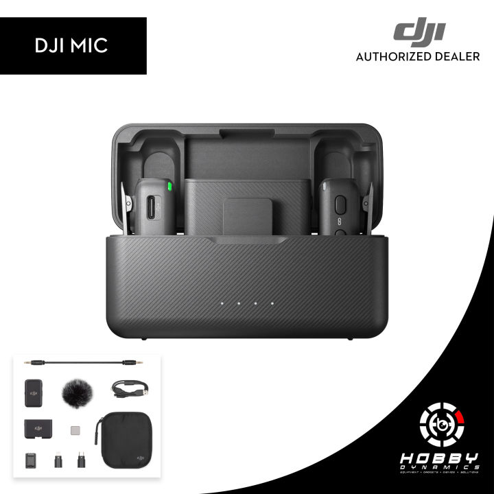 DJI MIC Wireless (2 TX + 1 RX + Charging Case) | Lazada PH