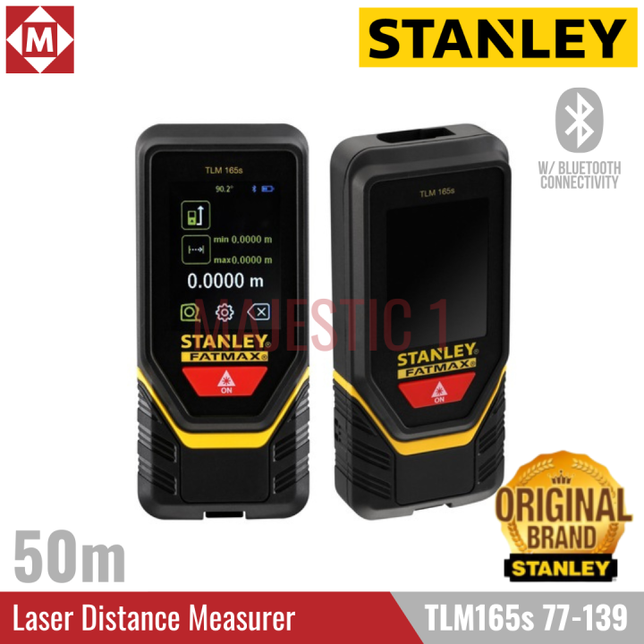 Stanley Fatmax 50m Laser Distance Measurer w/ Bluetooth TLM165s 77-139 ...