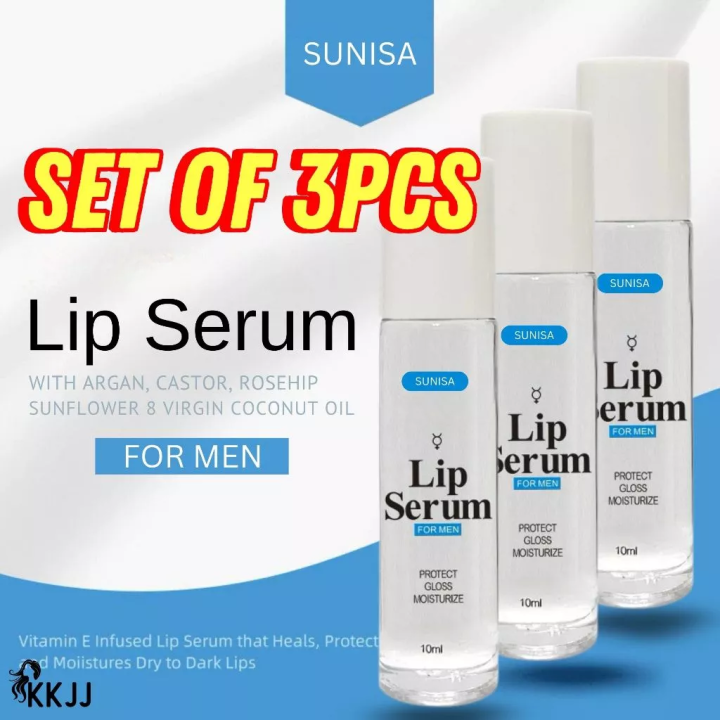Lip Serum For Men/Women Infused w/ Vit-E that Moisturizes and Protects ...
