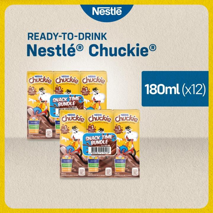 NESTLÉ CHUCKIE Chocolate Flavoured Milk 180ml - Pack of 12 | Lazada PH