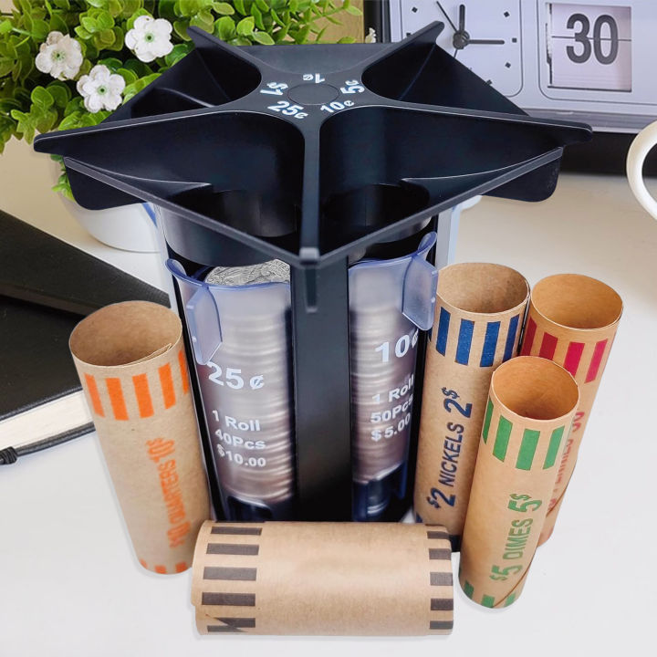 Bodhiwish Coin Organizer Change Counter 5 in 1 Coin Sorter Tube Counter ... Bodhiwish Coin Organizer Change Counter 5 in 1 Coin Sorter Tube Counter ...