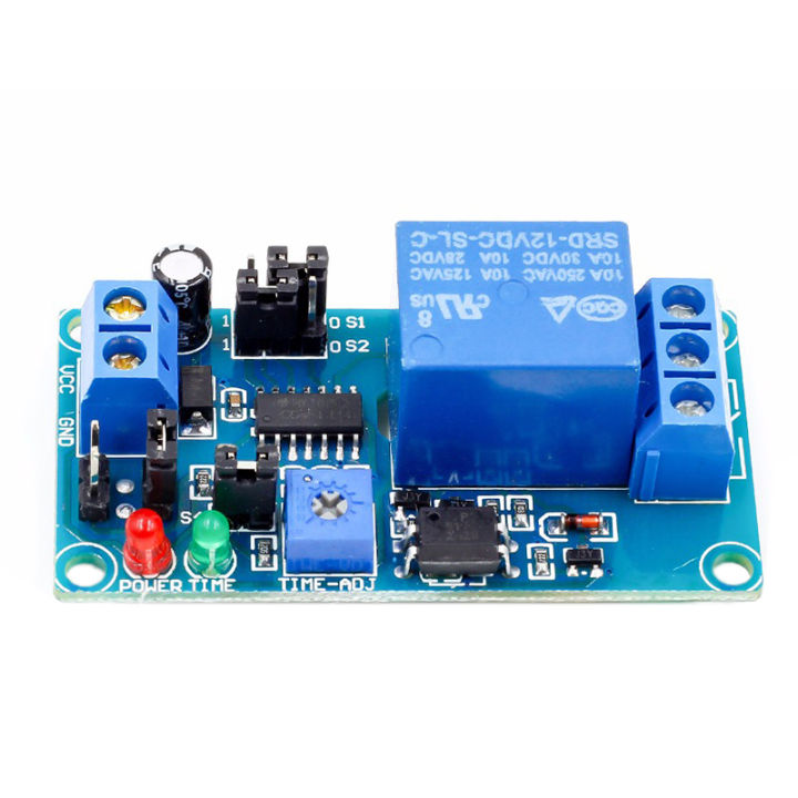 12V DC Delay Relay Delay Turn on / Delay Turn Off Switch Module with ...