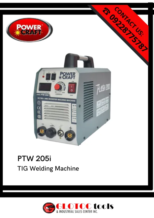 Powercraft TIG Welding Machine PTW 205i | Lazada PH
