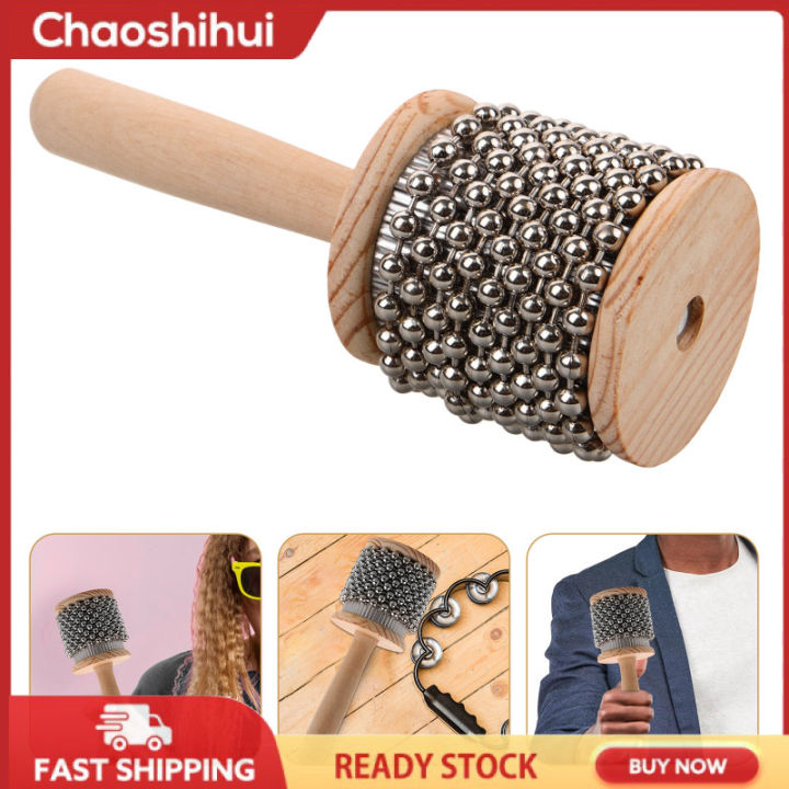 chaoshihui Cabasa Handheld Wooden Cabasa Interesting Portable Cabasa ...