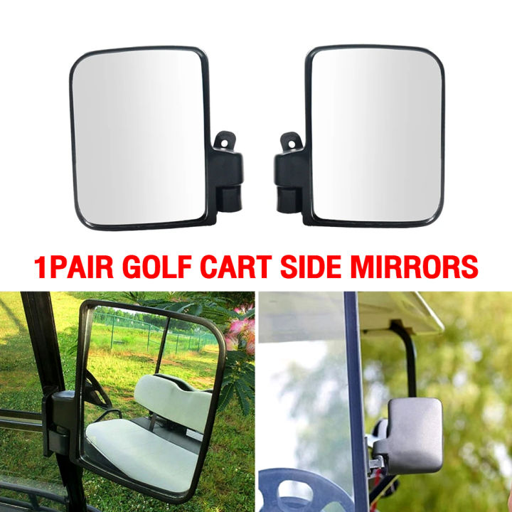Novsight Golf Cart Mirrors - Universal Folding Side View Mirror For ...
