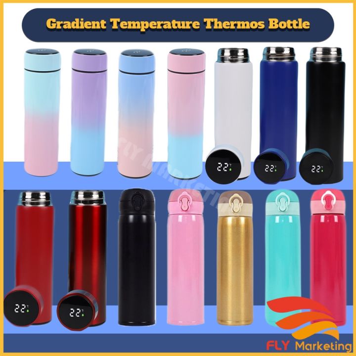 500ml Smart LED Temperature Display Vacuum Flask Thermos Keep Warm and ...